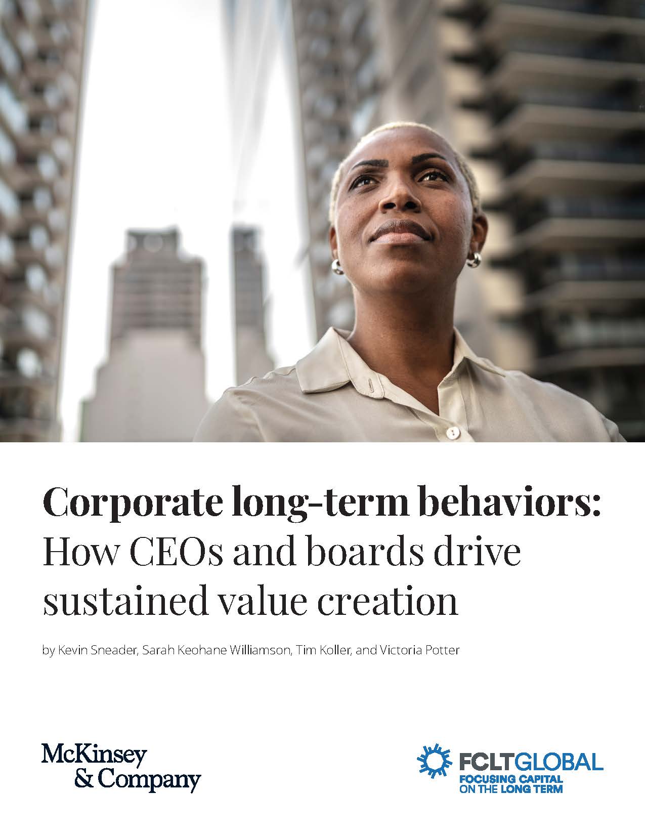 Corporate long-term behaviors: How CEOs and boards drive sustained ...