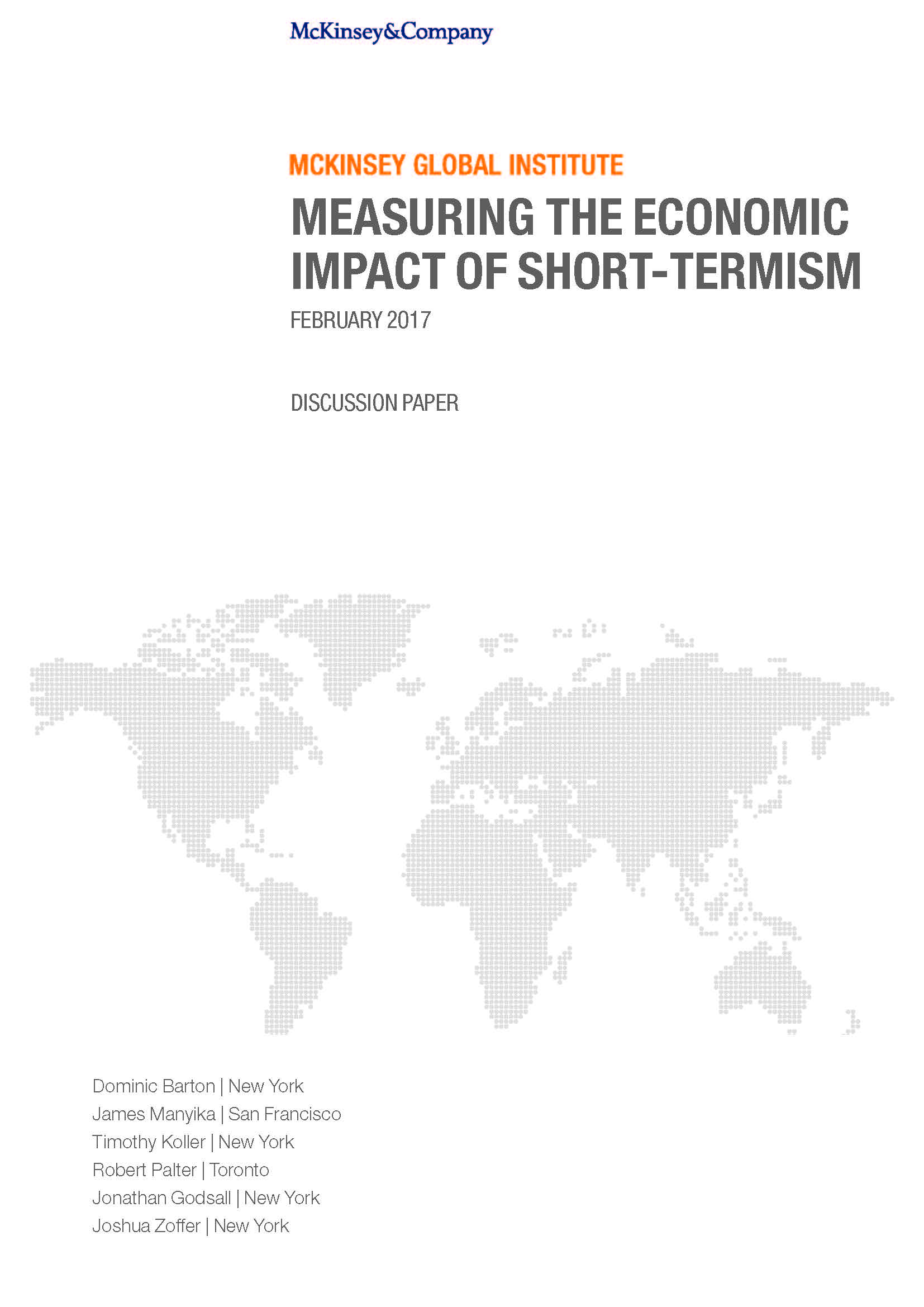 Measuring the Economic Impact of Short-Termism - FCLTGlobal