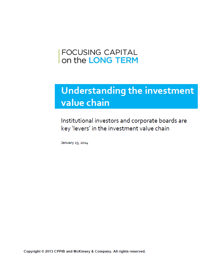 Understanding the Investment Value Chain - FCLTGlobal