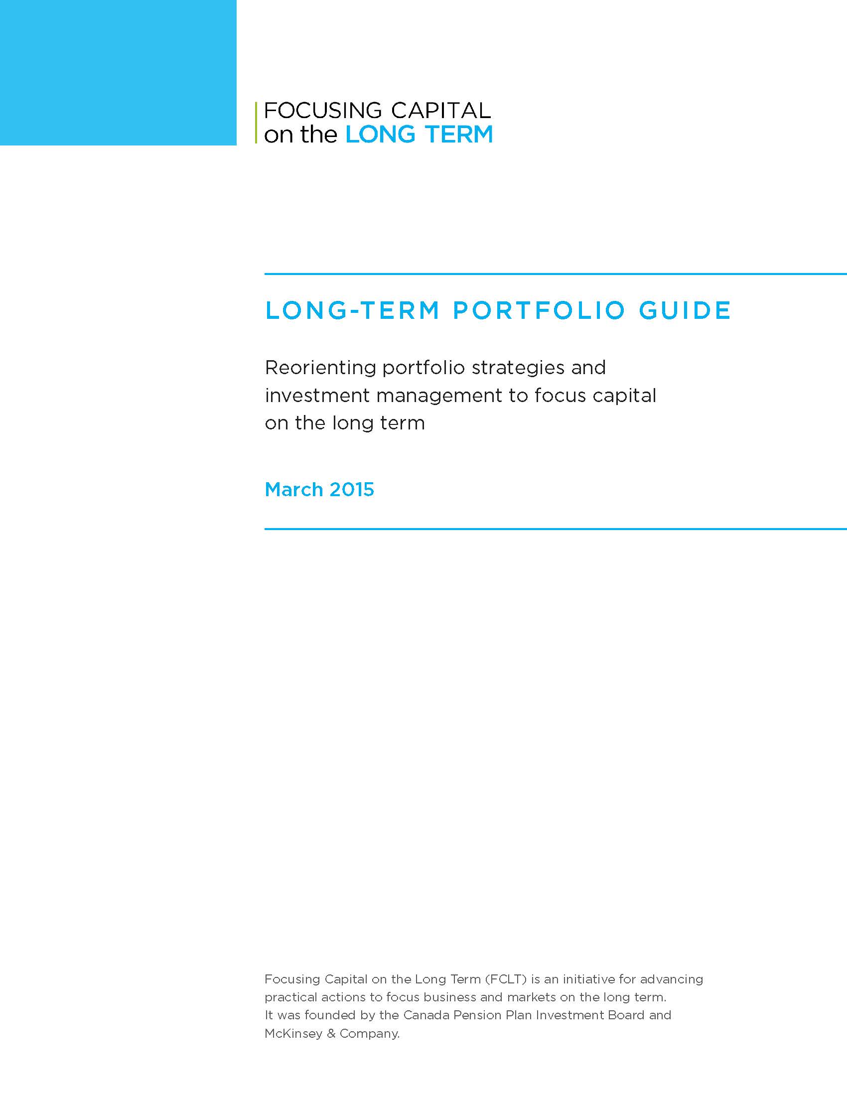 Investing for the Future: A Long-Term Portfolio Guide - FCLTGlobal
